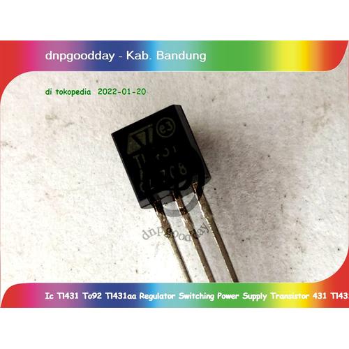 Jual IC 431 TL431C TL431AA REGULATOR SWITCHING POWER SUPPLY TRANSISTOR ...