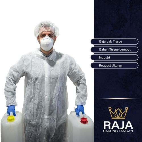 Jual Jas Laboratorium Disposable Lab Coat / Jas Lab - Jumpsuit, S - Kab ...
