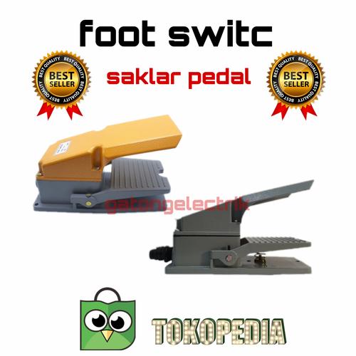 Jual foot switch pedal,saklar injak FS-05 220v 10a - Abu-abu - Jakarta ...
