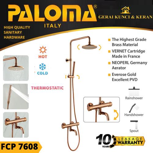 Jual PALOMA FCP 7608 Shower Tiang Set Column Mandi Keran Kran Panas ...