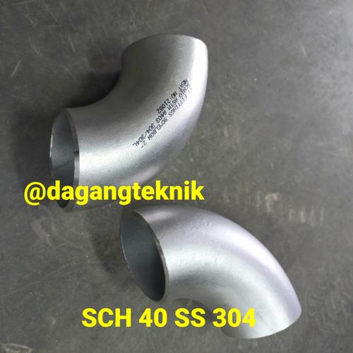 Jual Elbow / Knee 2 1/2 inch SCH 40 SS 304 / Stainless - Jakarta Pusat - dagangteknik | Tokopedia