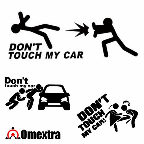 Jual Scotchlite Omextra Sticker Dont Touch My Car Cutting Stiker Mobil