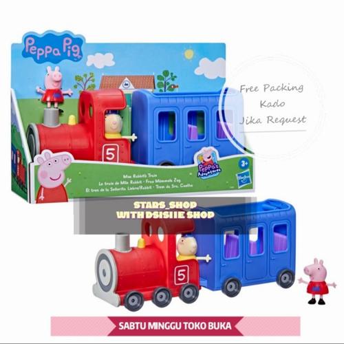 Jual Peppa Pig Miss Rabbit's Train Playset Original / Figure Peppa Pig ...