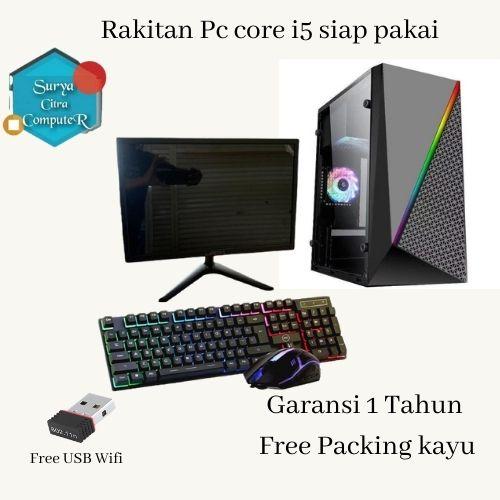 Jual PC Rakitan Core i5 / SSD FULL SET /PC KERJA / SEKOLAH/GARANSI 1 ...