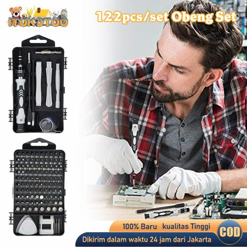 Jual 122 In 1 Reparasi Smartphone Laptop Reparasi Set Disassemble Tool ...