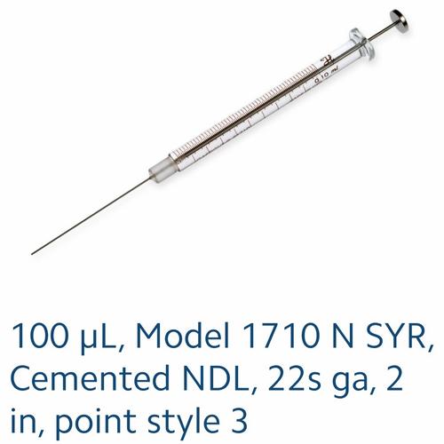 Jual HPLC Gastight Syringe 100 ul Model 1710N Hamilton c/n. 81075 ...