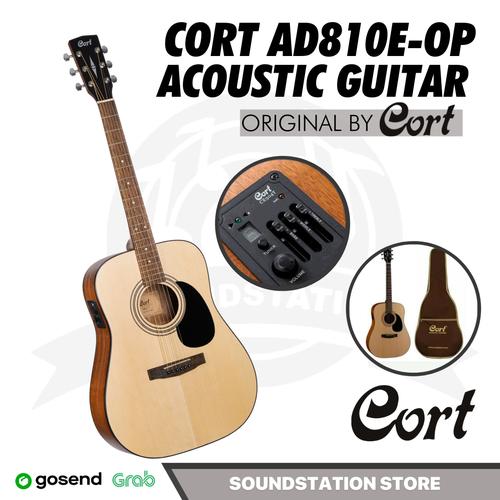 Promo CORT AD810E-OP GUITAR ACOUSTIC ELECTRIC ORIGINAL - +Preamp Cicil ...