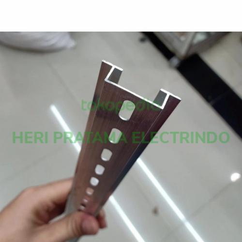 Jual REL MCB 2 FUNGSI 1 METER ALUMUNIUM FTR02-11 RELL MCB 2 FUNGSI FORT ...