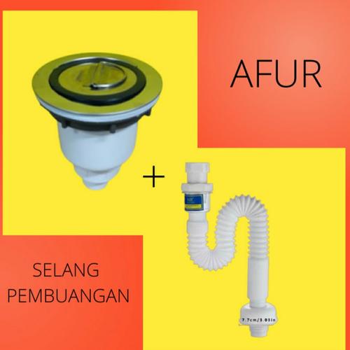 Jual PAKET AFUR SINK + SELANG PEMBUANGAN /AFUR DAN SELANG CUCIAN PIRING ...