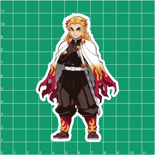 Jual Sticker - Stiker Kimetsu No Yaiba -Demon Slayer- Hashira - KYOJURO ...