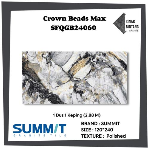 Jual Granit 120 X 240 | Granit Lantai Crown Beads Max SFQGB24060 SUMMIT ...