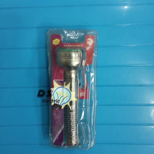 Jual Senter LED Jadul Alumunium Baterai AA / Flash Light WOLF HEAD ...