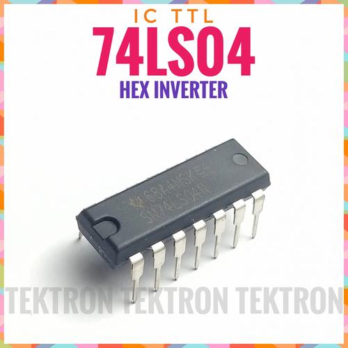 Jual IC TTL 74LS04 7404 Hex Inverter Texas ST National Hitachi - Kota Bandung - tektron | Tokopedia