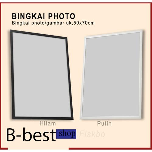 Jual Frame foto minimalis / bingkai gambar ukuran 50x70 cm bingkai ...
