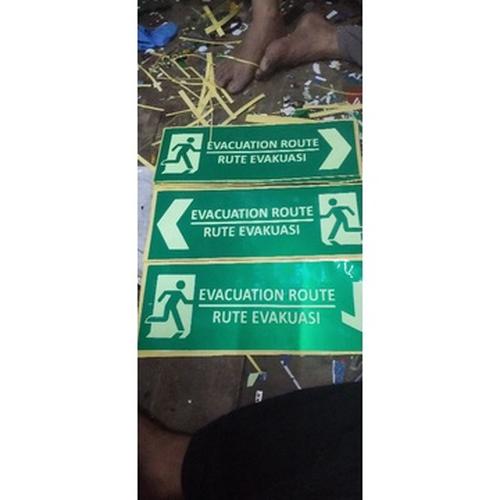 Jual sticker jalur evakuasi 30x10 - Jakarta Timur - Indosign Jakarta ...