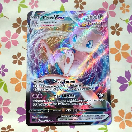 Jual mew vmax v max RRR s8 | 040/100 pokemon tcg indonesia - Kota ...