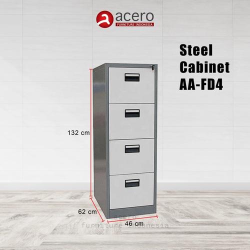 Jual Filling cabinet besi 4 laci acero AA - FD4 - Kab. Tangerang ...
