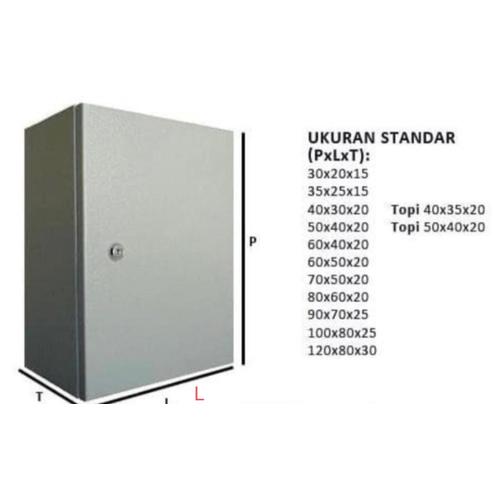 Jual BOX PANEL INDOOR 40x30x20 PLAT 1.5mm POWDER COATING TRAYINDO ...