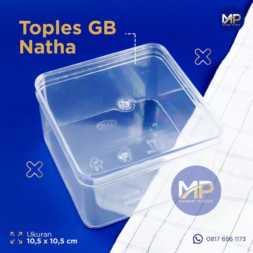 Jual Toples GB Gaya Baru NATHA / Dessert Box Bening / Kotak Kue Kering ...