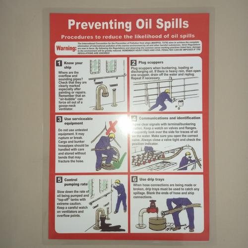 Jual 331508 OIL SPILL PREVENTION (POSTER) 480x330MM - Kota Depok - IMO ...