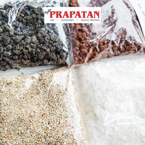 Jual Batu Bata Krystal Lada Kecil 100g / Bahan Maket - Batu Merah Bata ...