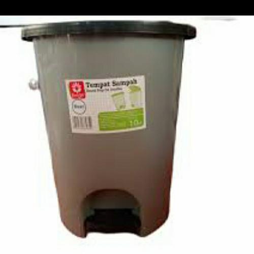 Jual Tong sampah bulat abu injak/ tong sampah injak - Bubble2lapis - Kota Tangerang ...