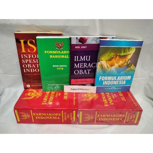 Jual SEGERA MILIKI PAKET 5 BUKU FARMASI, FARMAKOPE EDISI 6( FI 6) , ISO ...