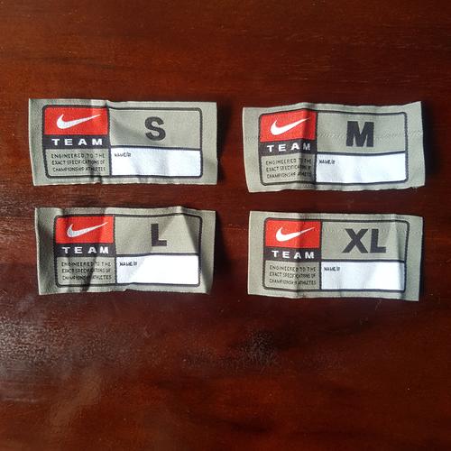 Jual Nike Label Tag/ Size Tag/Jock Tags Ukuran Jersey - Kota Tangerang ...