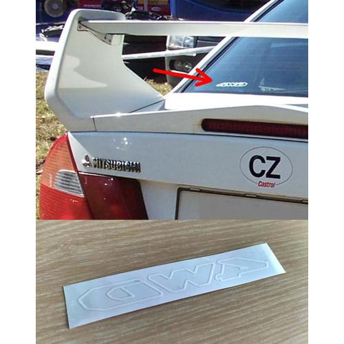 Jual Stiker 4WD rear window lancer evolution - Kuning - Kota Depok ...