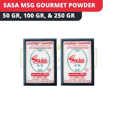 Jual SASA Penyedap Rasa MSG - Ukuran Lengkap 50, 100 & 250gr - 50 GR ...