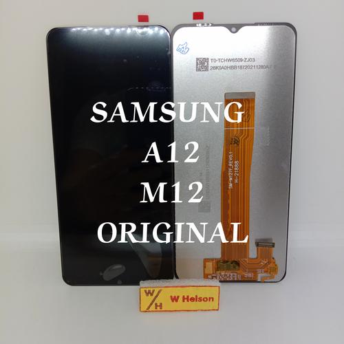 Jual LCD FULLSET TOUCHSCREEN SAMSUNG GALAXY M12 / SAMSUNG A12 ORIGINAL ...