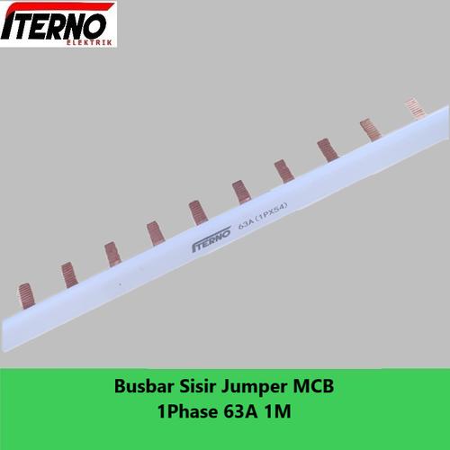 Jual Busbar Sisir Jumper MCB 1 Phase 1P 63A 1M Iterno - Kota Tangerang ...