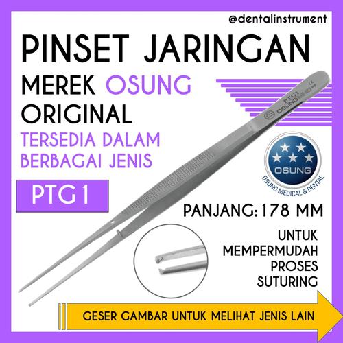 Jual Pinset Jaringan Adson Chirurgis Sirurgis Tweezer Merek Osung ...