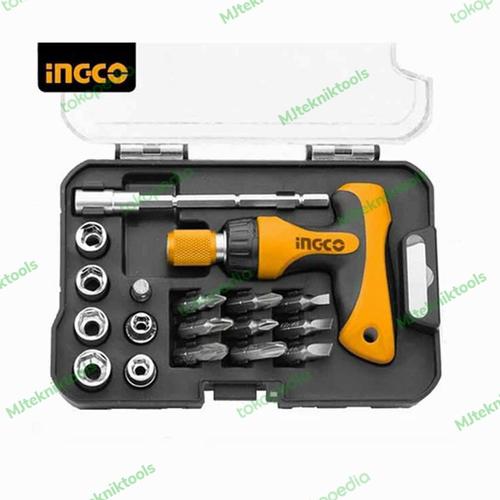 Jual INGCO HKSDB0188 T-Handle Wrench Screwdriver Set obeng set - Kota ...