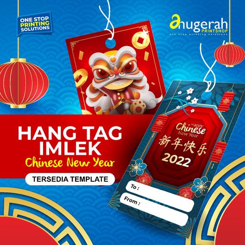 Jual Hang Tag Imlek Lucu - Hang Tag Chinese New Year- Imlek free ...