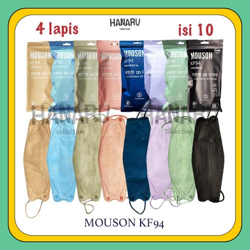 Jual MOUSON Masker KF94 Murah 4ply (10pcs) / Mousan Korean Facemask ...