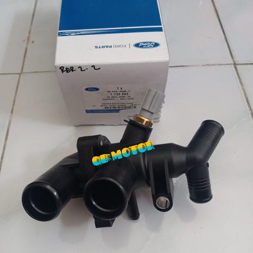 Jual Housing Adaptor Water outlet Thermostat assy Ford Ranger T6 2200cc ...