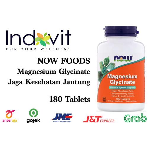Jual Now Food Magnesium Glycinate 180tab Jaga Kesehatan Jantung ORI USA ...