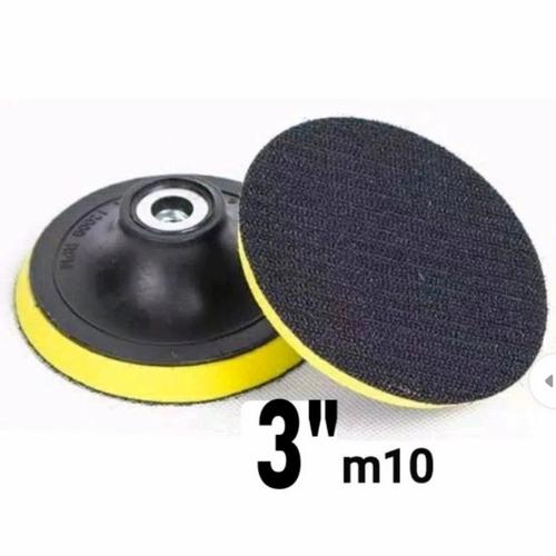 Promo Backing Plate 3 Inch Ulir M10 Velcro Pad Tatakan Amplas 3" x M10 ...