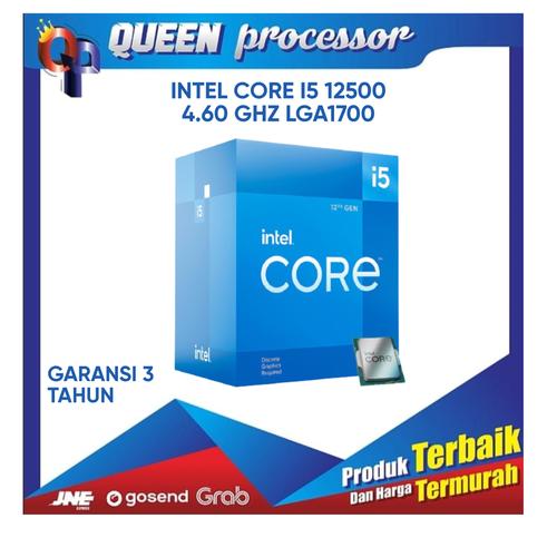 Jual PROCESSOR INTEL CORE I5 12500 BOX 4.60 GHz BOX SOCKET 1700 3 TAHUN ...