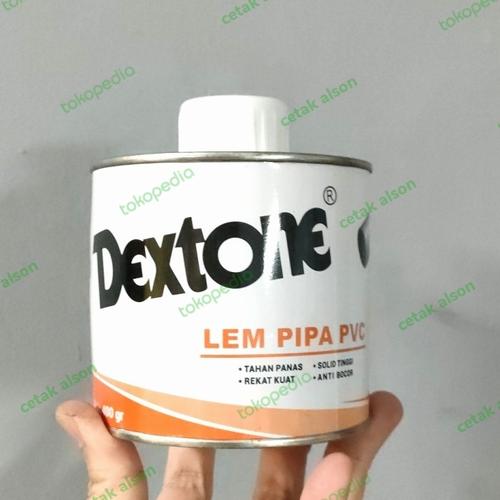 Jual Lem Pipa PVC Dextone Kaleng (400 grm) - Jakarta Pusat - Cetak ...