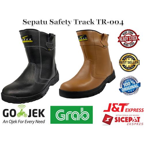 Jual Sepatu Safety Track Standart SNI TR004 Safety Shoes Model Boot ...