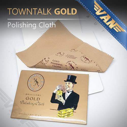 Jual GOLD Polishing Cloth Kain Lap Emas Anti Tarnish Gold Town Talk ...
