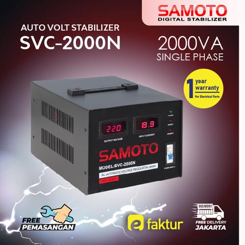 Jual STABILIZER SERVO MOTOR SAMOTO 2000VA UTK RUMAH, KOMPUTER, AC ...