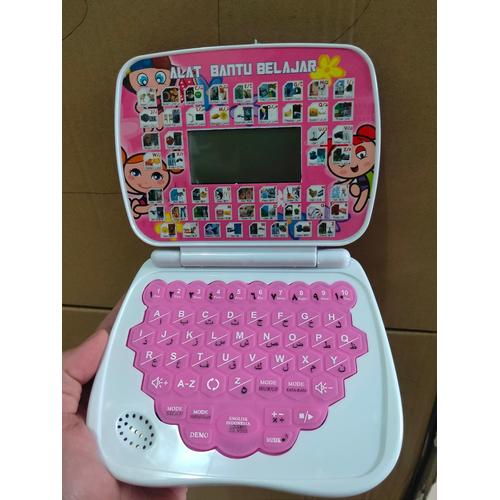 Jual Alat bantu belajar dengan Layar Mainan laptop anak 2 Bahasa ada ...