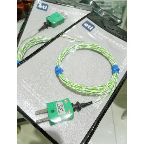 Jual PTFE Wire Probe 2 meter Type K Thermocouple Temperature ETI - Kota ...
