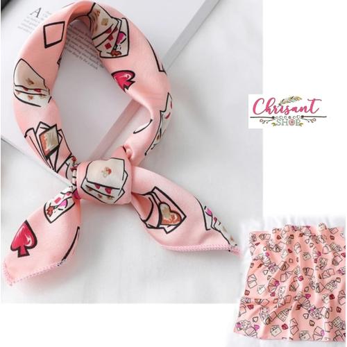 Promo Syal leher syal pramugari scraf sutra 50x50 syal kepala syal tas ...