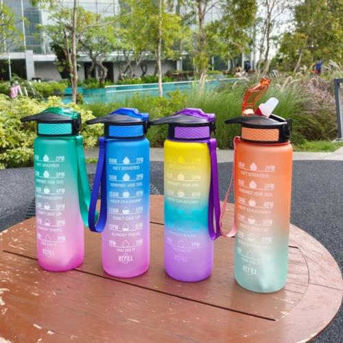 Jual Botol Air Minum 1 Liter Botol Air Minum Gradasi Botol Viral ...