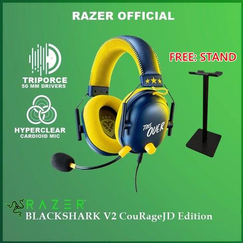 Promo Razer BlackShark V2 CouRage JD Edition Headset Black Shark ...