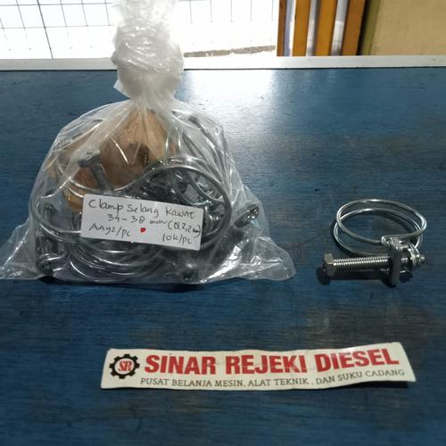 Jual Clamp Selang Klem Selang Model Kawat 1,5" 1,5 Inchi JCK Wipro jz ...